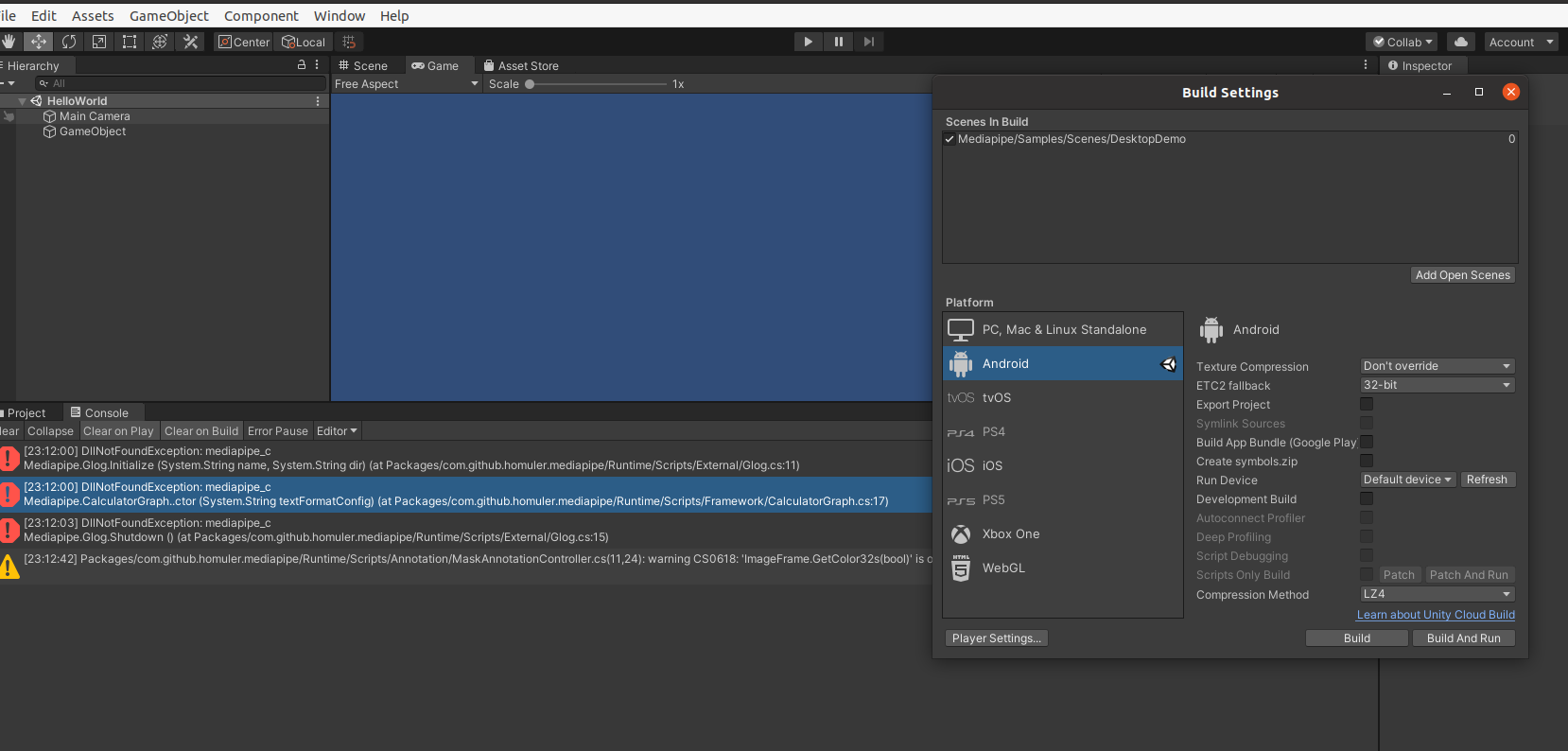 DllNotFoundException after editing opencv_linux.BUILD · Issue #166 · homuler ...