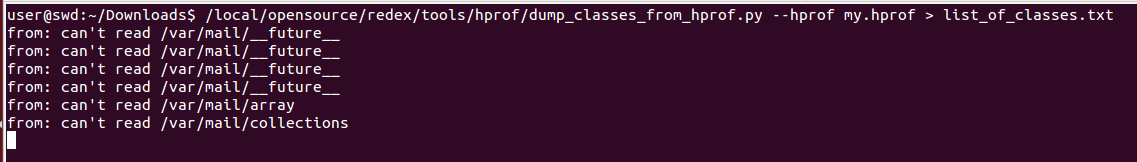 PC stuck when running redex/tools/hprof/dump_classes_from_hprof.py · Issue #320 · facebook/redex ...