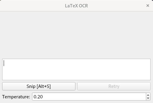 Equation view not working in GUI · Issue #164 · lukas-blecher/LaTeX-OCR · GitHub