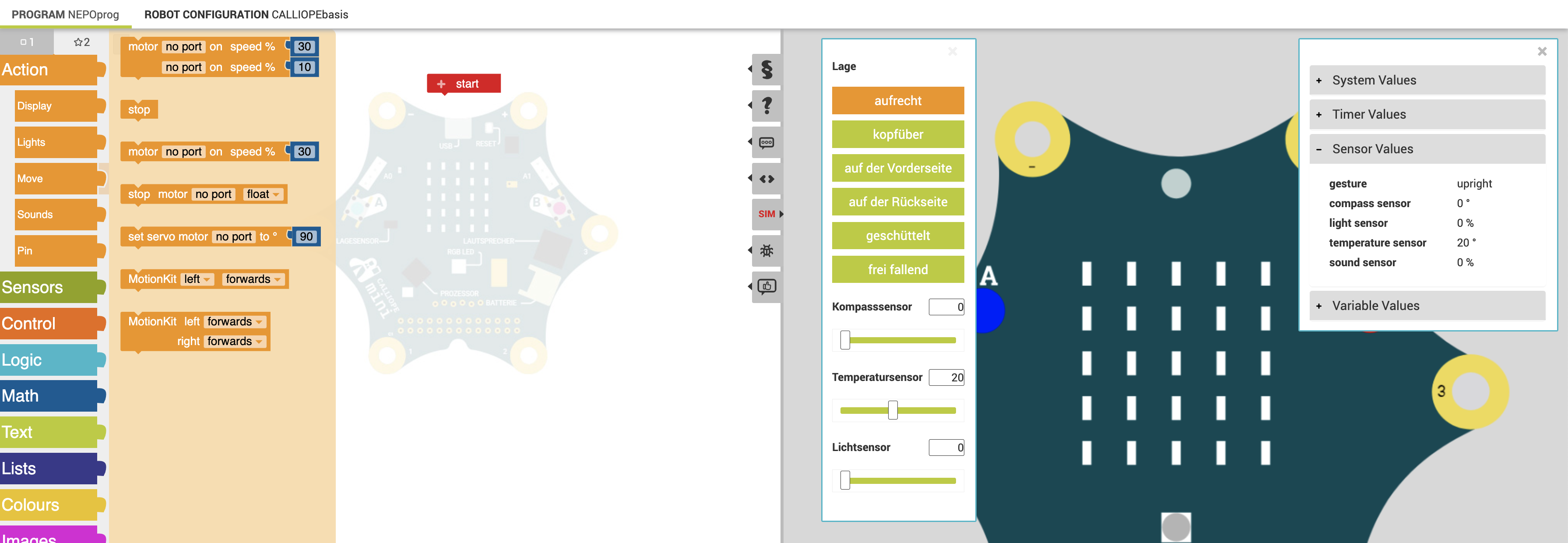 Mix - English / German within Calliope plugin · Issue #1479 · OpenRoberta/openroberta-lab · GitHub