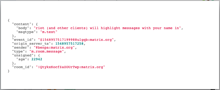 'view source' modals look weird · Issue #8324 · element-hq/element-web ...