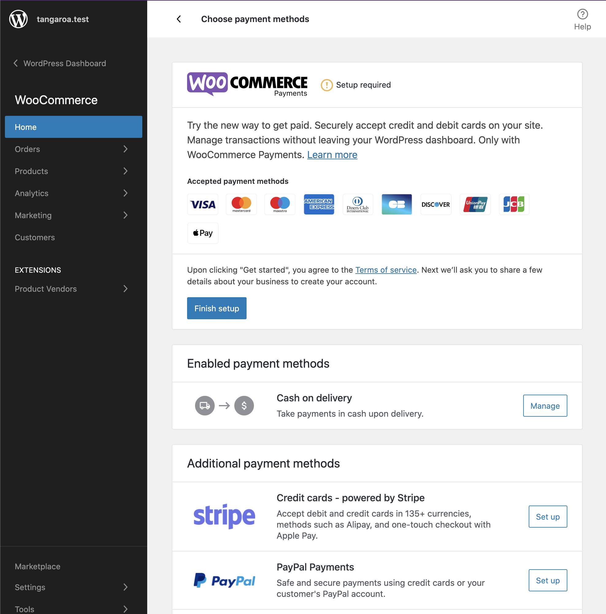 Remote Payment Recommendations: Hook up "Choose payment methods" UI · Issue #6850 · woocommerce ...