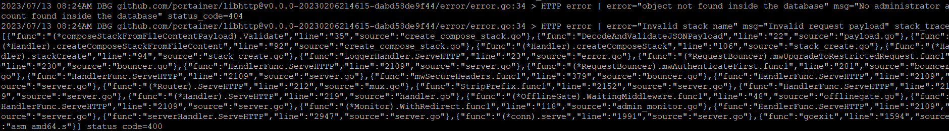Apistacks Post Api Fails For Type2 Compose And Methodstring · Issue 9207 · Portainer