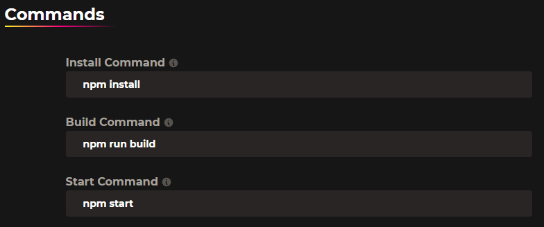 [Feature request] Default commands with a logic · Issue #100 · coollabsio/coolify · GitHub