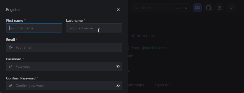 Drawer content should be scrollable · Issue #2482 · mantinedev/mantine · GitHub