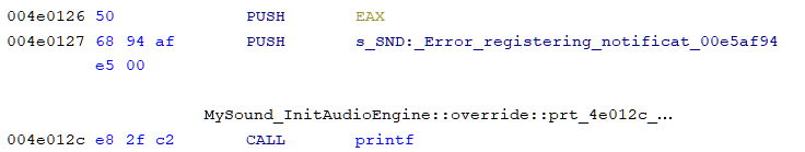 Failed to identify call spec of `printf` for some compiler · Issue #4154 ...