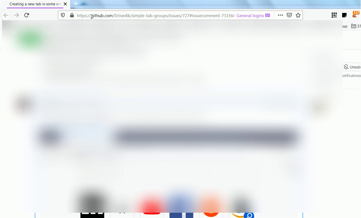 Creating a new tab in some empty groups causes tab focus change · Issue #727 · Drive4ik/simple ...