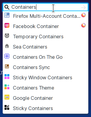 Inconsistent "Firefox" in Multi-Account Containers' UI is redundant · Issue #1070 · mozilla ...