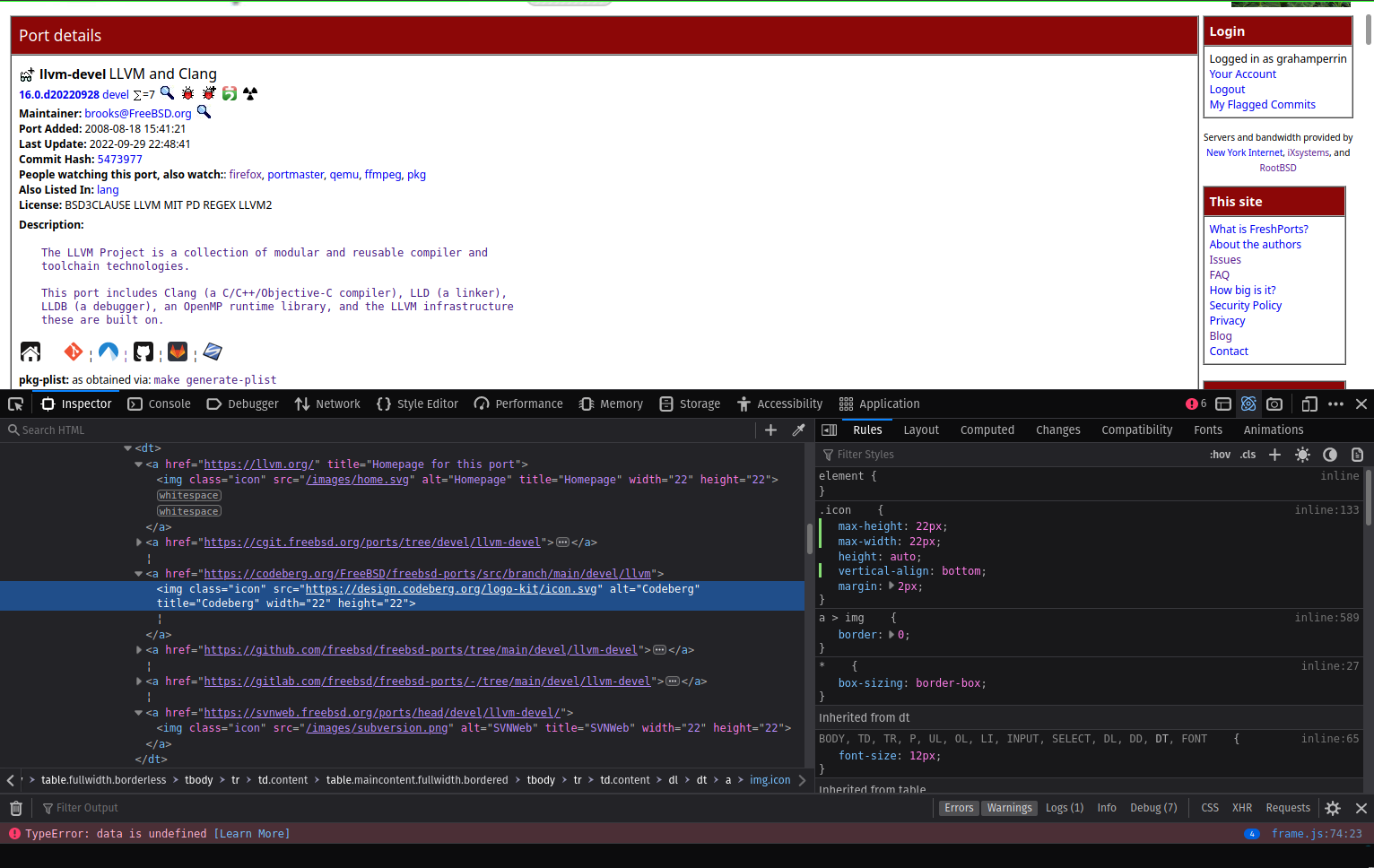 Add links to other repos for commit.php · Issue #393 · FreshPorts/freshports · GitHub