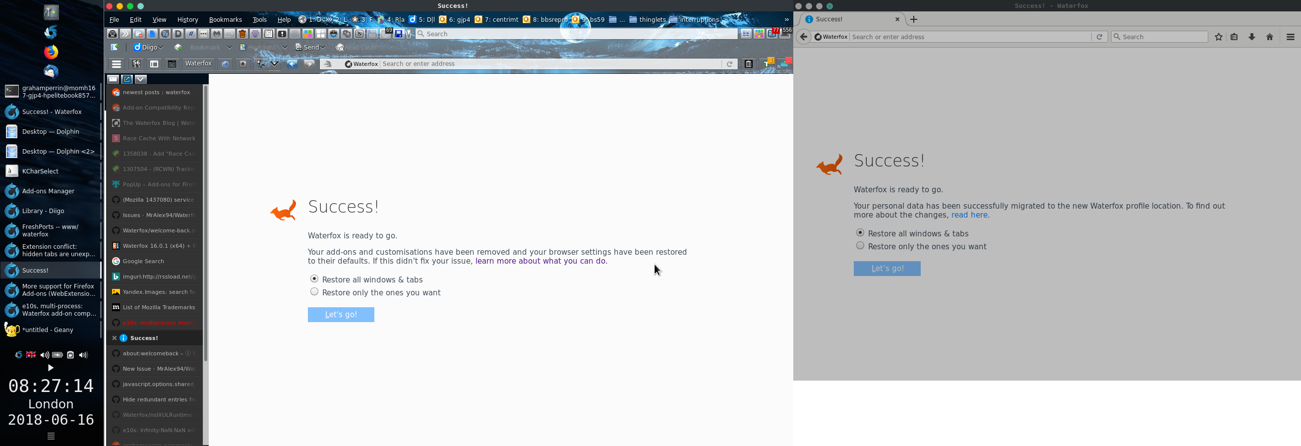 about:welcomeback – ⓘ Success! – is outdated · Issue #519 ...