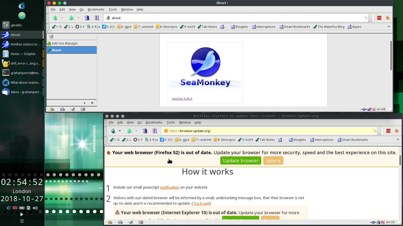 What about seamonkey? · Issue #218 · browser-update/browser-update · GitHub
