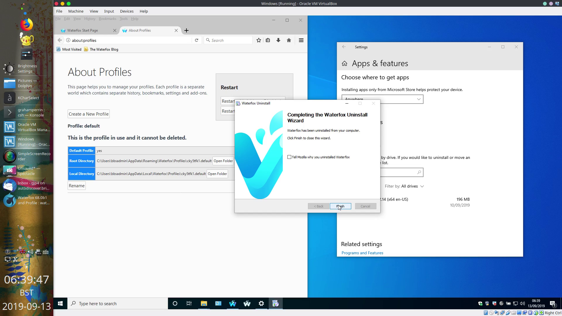 Tell Mozilla why you uninstalled Waterfox · Issue #1143 · BrowserWorks ...