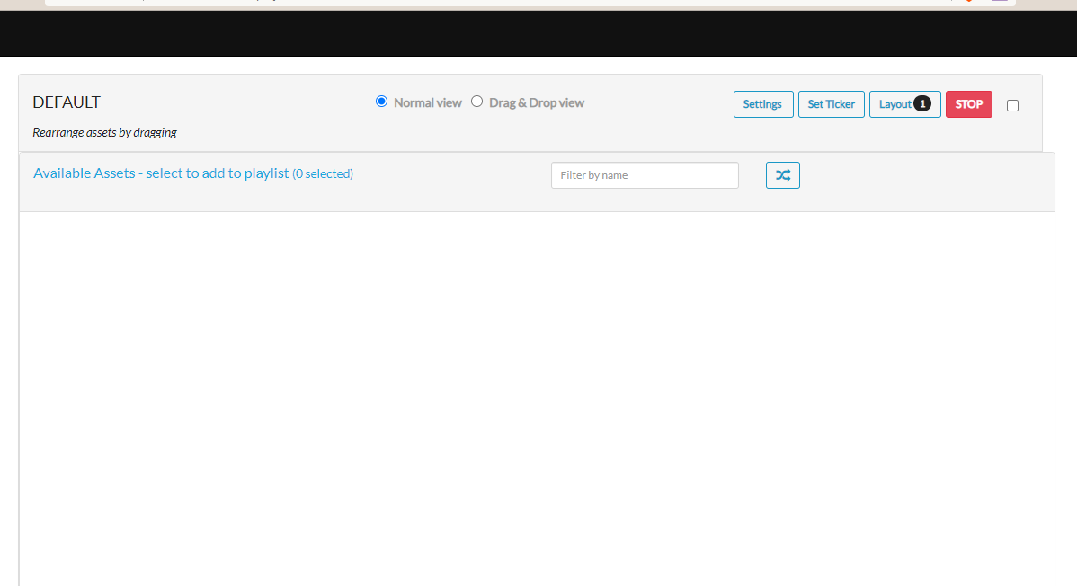 Playlist not showing available assets · Issue #209 · colloqi/piSignage · GitHub