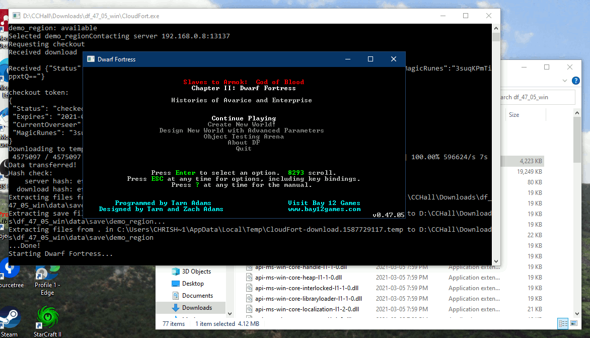 GitHub - DrPlantabyte/CloudFort: Cloud sharing service for Dwarf Fortress