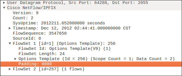 Netflow V9 Dissection Interferes With Raw Bytes · Issue 2257 · Secdevscapy · Github