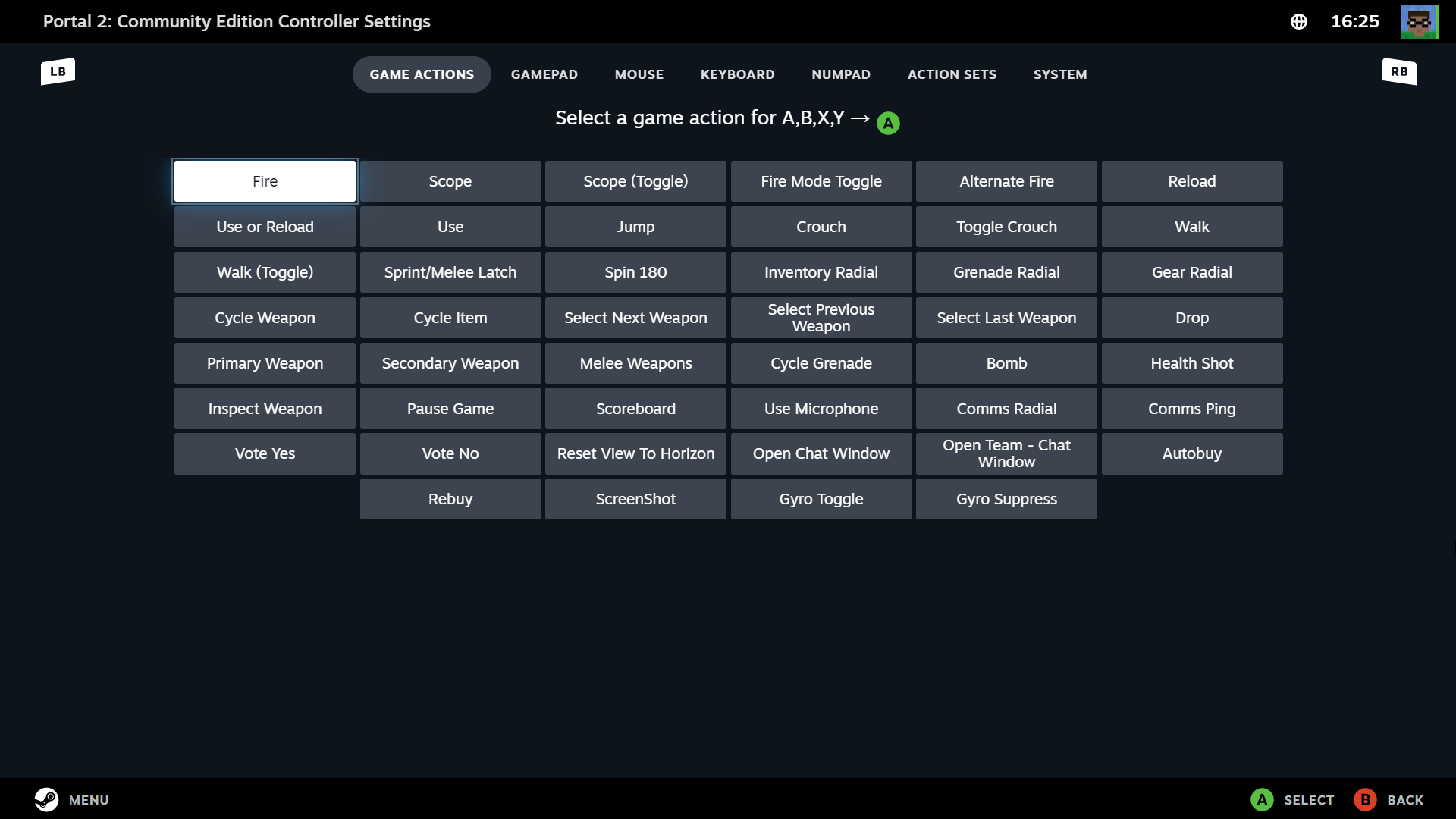 Steam Input nonfunctional in P2CE · Issue #1097 · StrataSource/Portal-2 ...