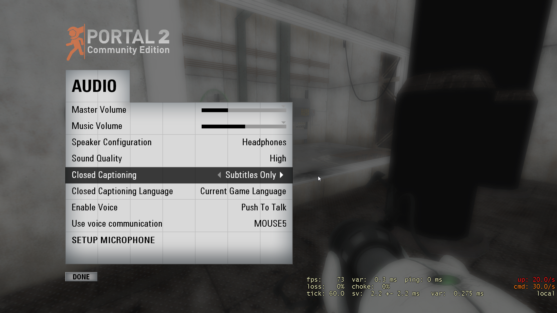 Rocket Turret Captions Appear On Subtitles Only Mode · Issue 1187 · Stratasource Portal 2