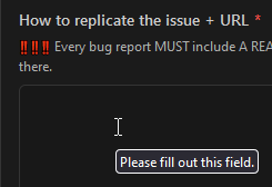 `clean-rich-text-editor` no longer hides "please fill out this field ...