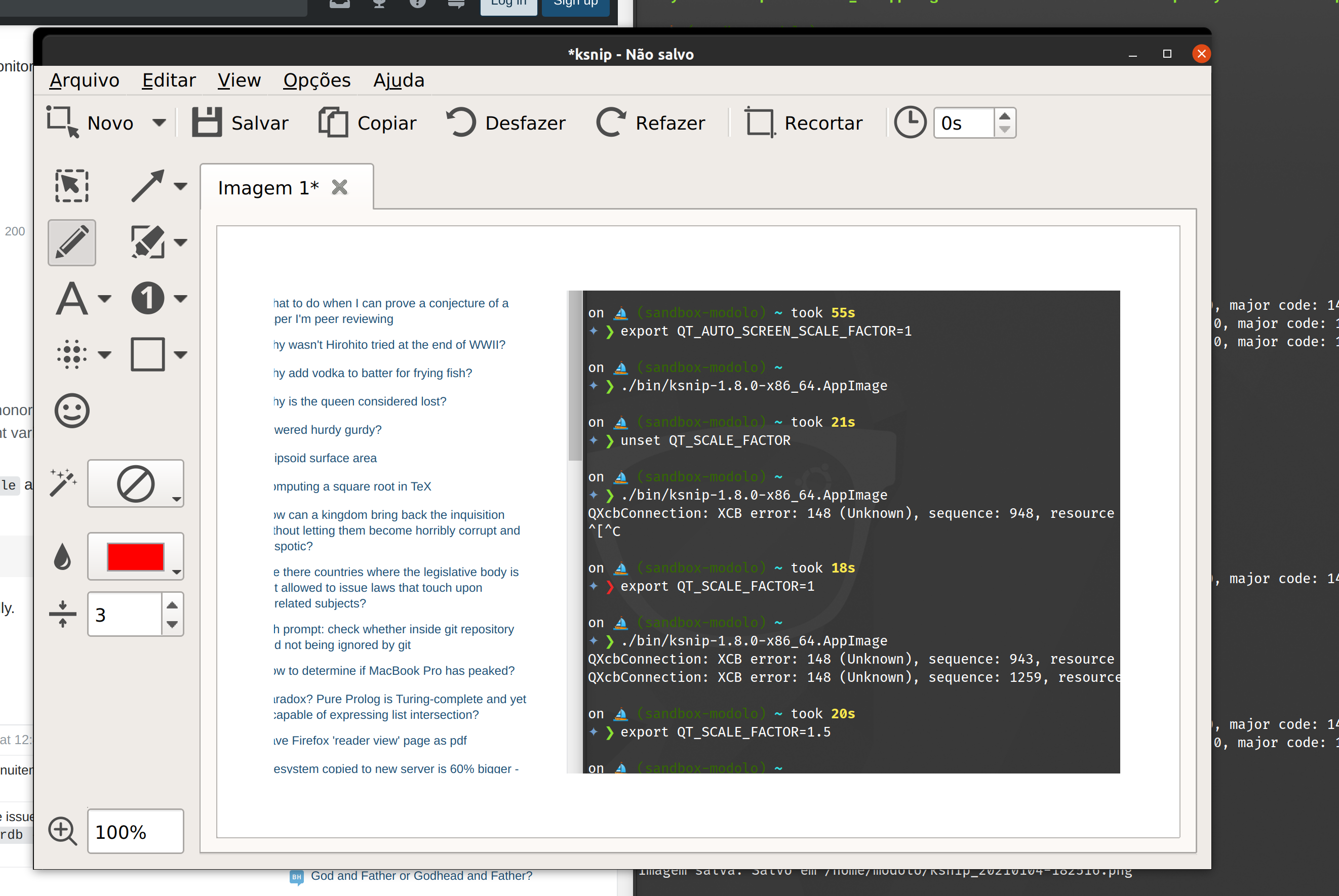 Problems capturing screenshots with 4k display zoomed to 150% · Issue #535 · ksnip/ksnip · GitHub