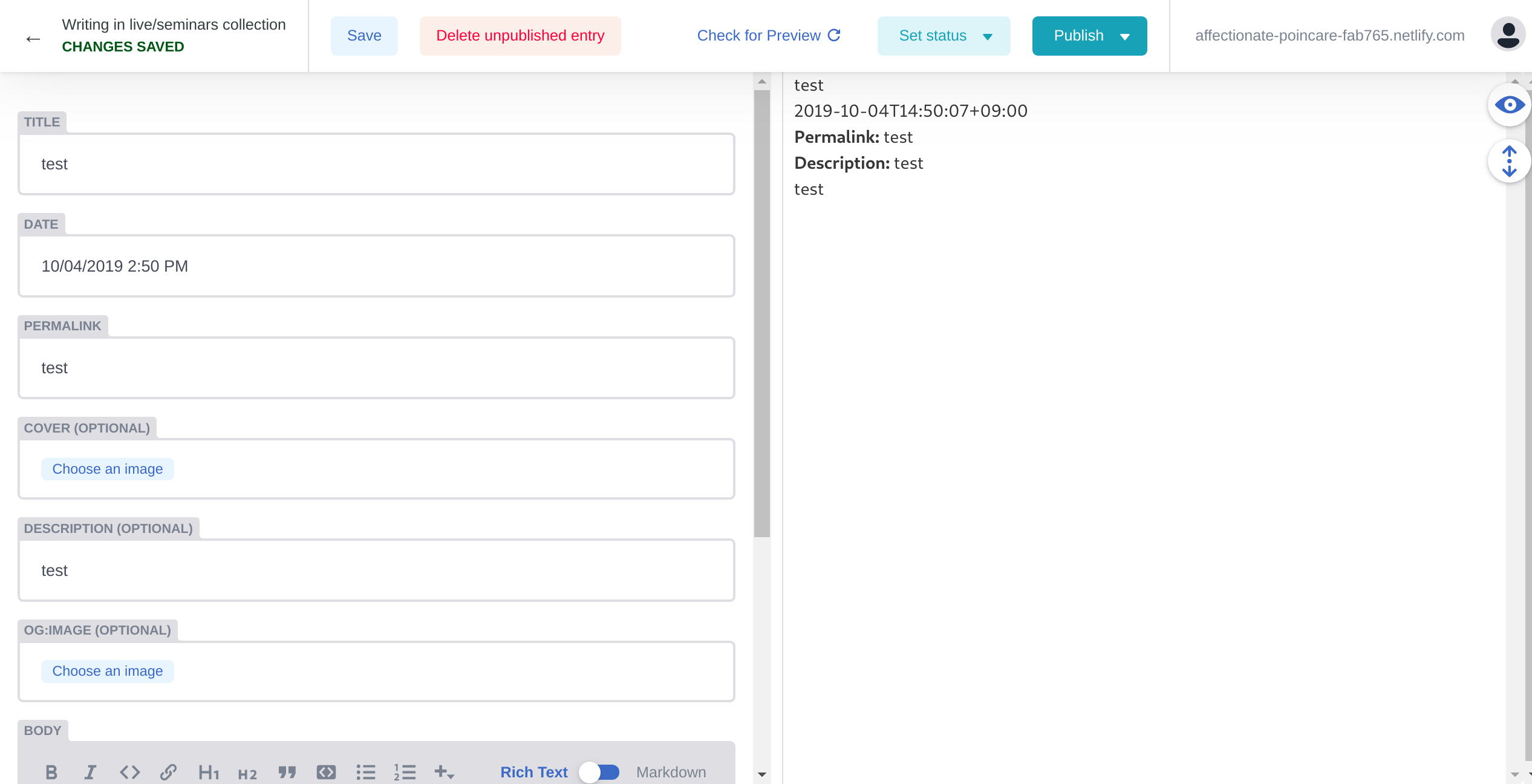 Can T See Deploy Preview Links · Issue 2721 · Decaporg Decap Cms · Github