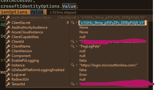 [Bug] Incorrect Client Secret being used by IConfidentialClientApplication in TokenAcquisition ...