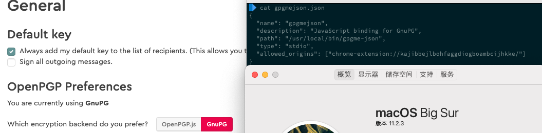 Doc update: There is no need to build gpgme-json from source on macos now · Issue #763 ...