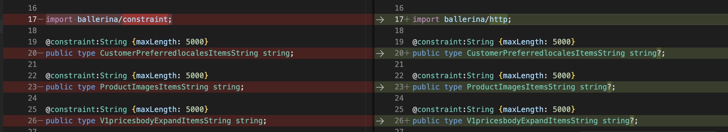 Only `import ballerina/constraint` is removed when generating with `--nullable` · Issue #5332 ...