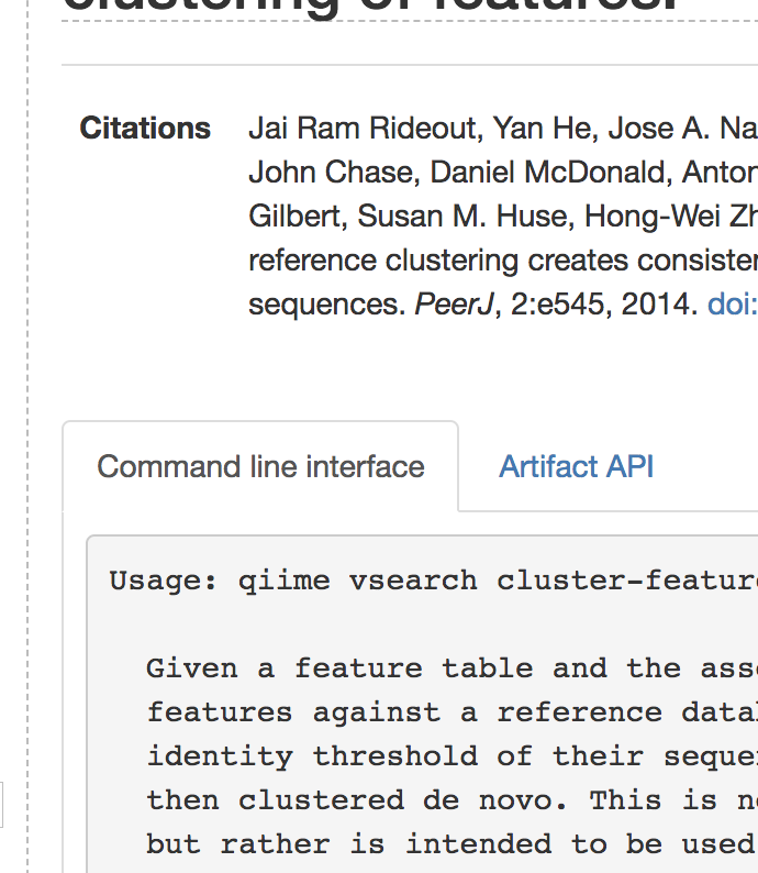 Call Signature Is Needed In Artifact Api Action Docs · Issue 307 · Qiime2 Docs · Github