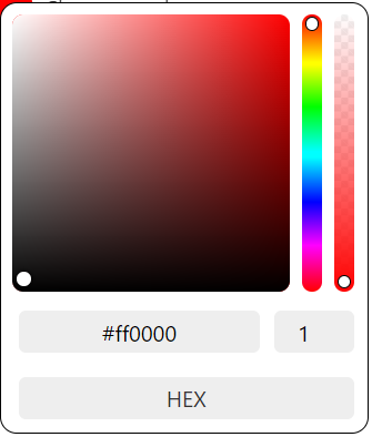 A new instance of the color picker has the black section selected if ...