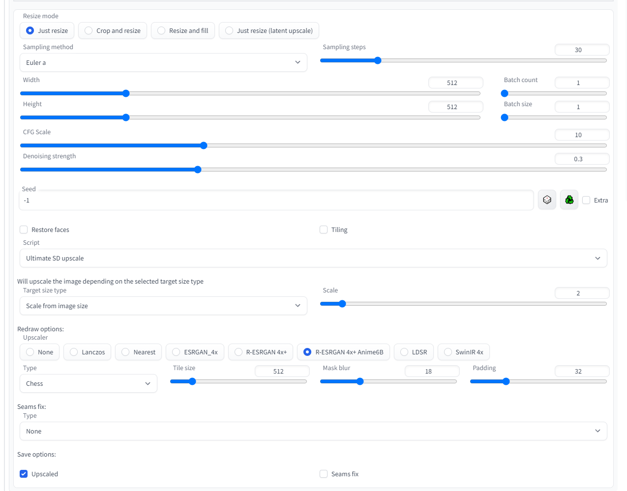 What am I doing results are terrible non related · Issue #4 · Coyote-A/ultimate-upscale-for ...