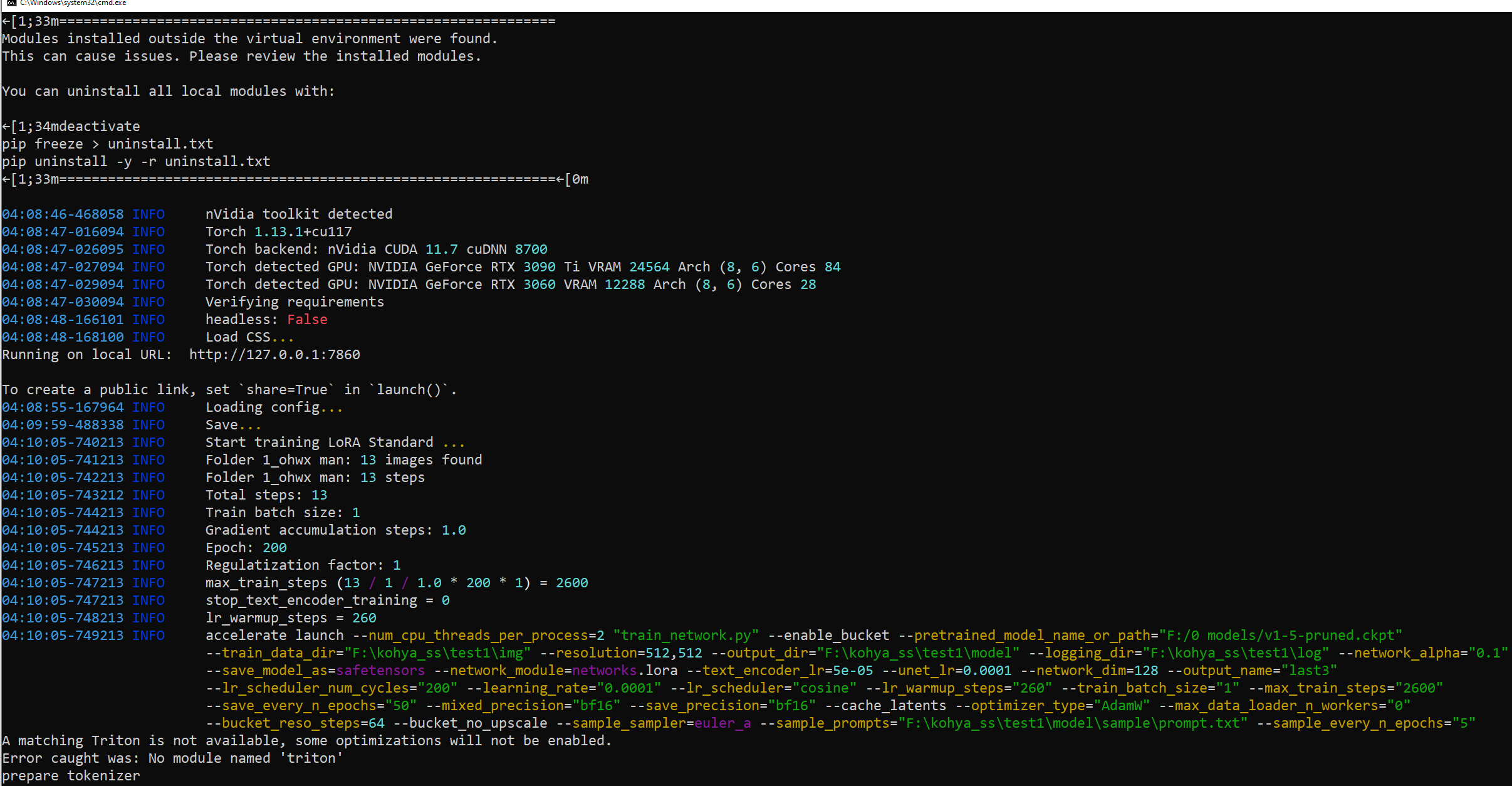 Link to CUDNN not working anymore + LORA training issue + Torch 2 · Issue #909 · bmaltais/kohya ...