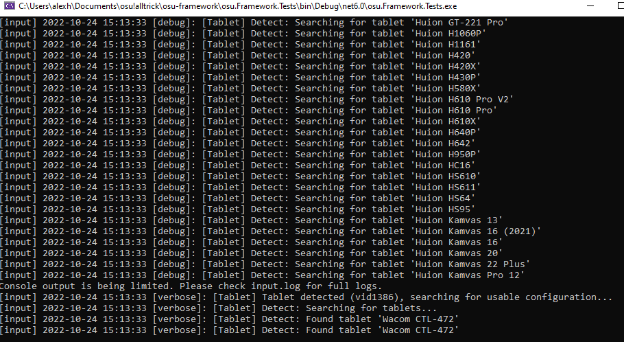 Wacom CTL-472 tablet seems to cause NullReferenceExecption in ...