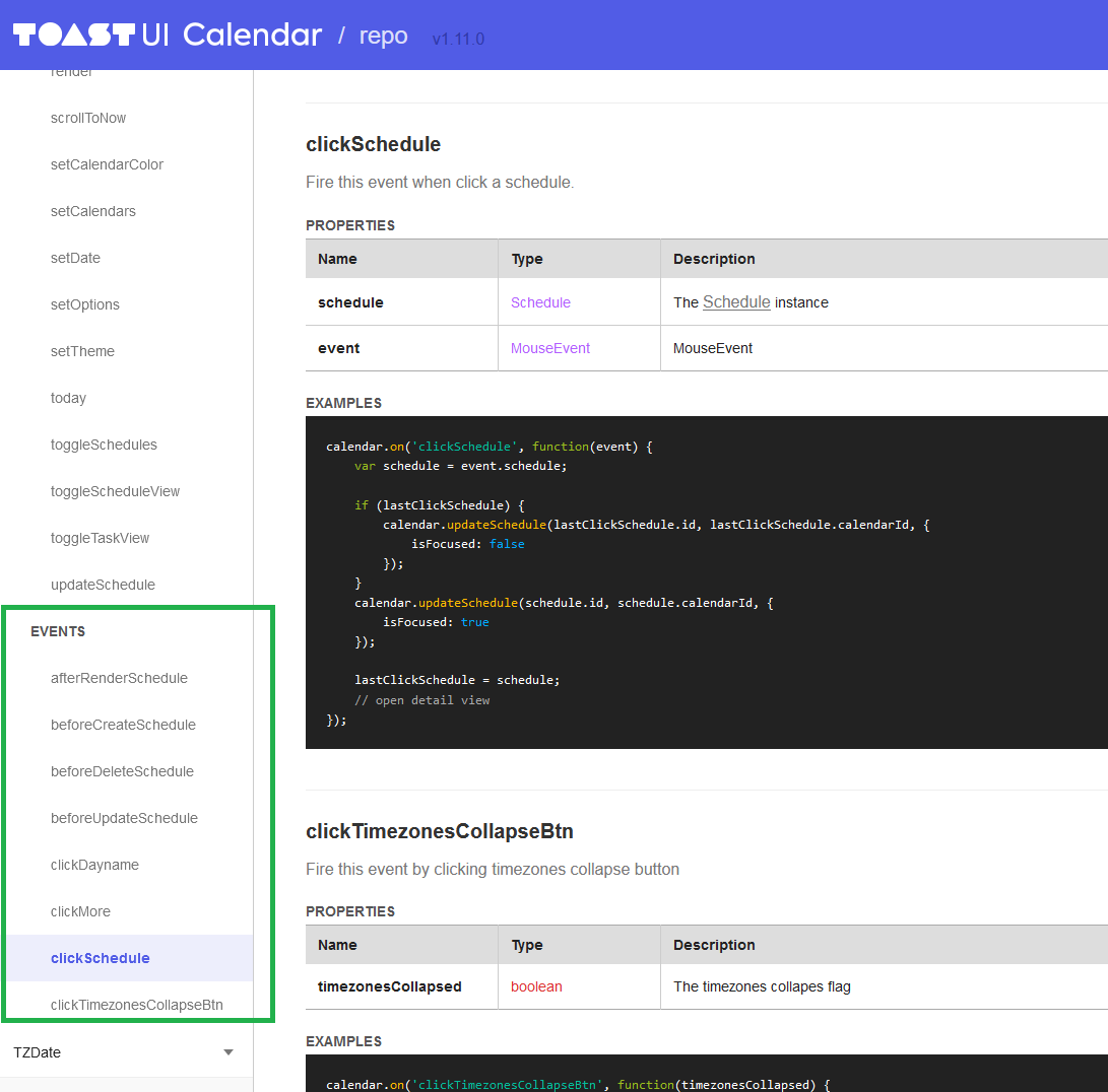 Missing "Events" chapter in the latest (2.1.3) documentation · Issue ...