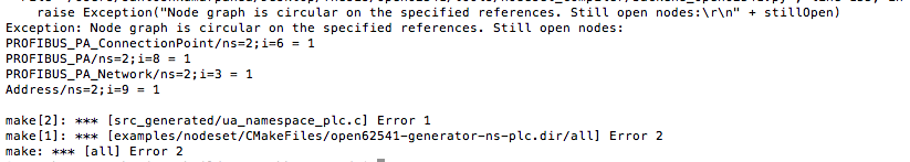 Exception: Node graph is circular on the specified references · Issue #1314 · open62541 ...