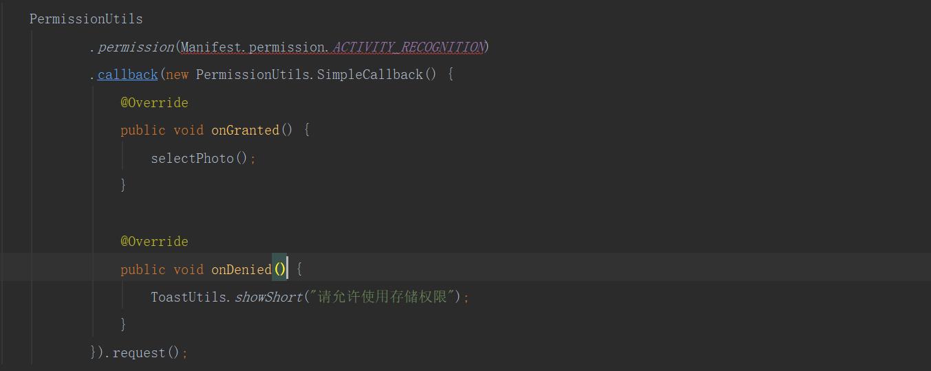 PermissionUtils的一些疑问? · Issue #1334 · Blankj/AndroidUtilCode · GitHub