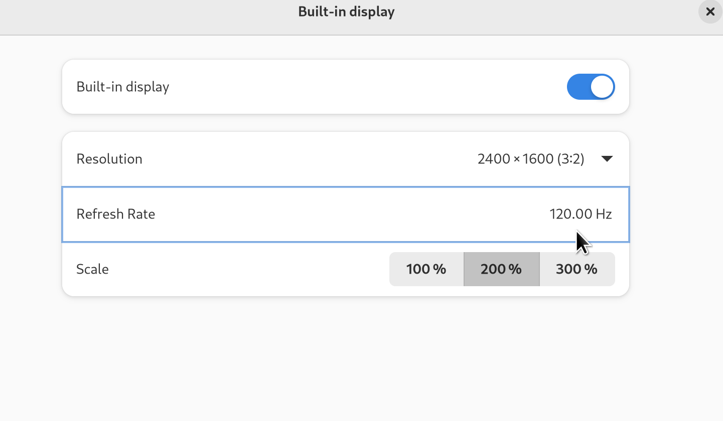 SLS/SP8/... Implement Display Resolution/Refresh Rate alike OEM configuration · Issue #905 ...