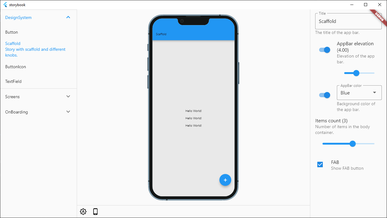 Storybook Flutter Should Support Edit Value With Knobs Issue 30
