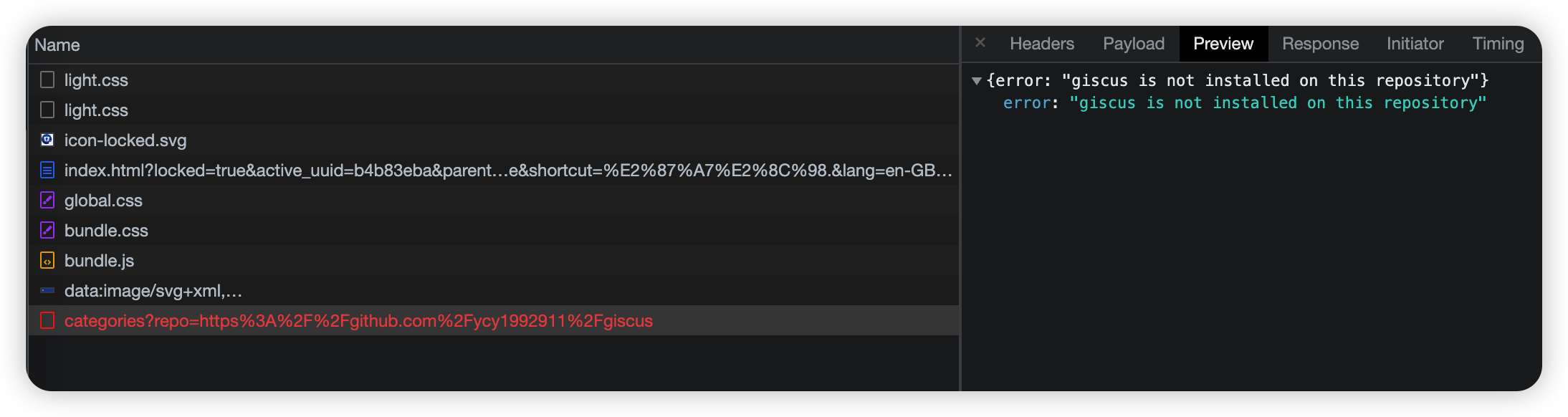Help! Can not install giscus. · Issue #488 · giscus/giscus · GitHub
