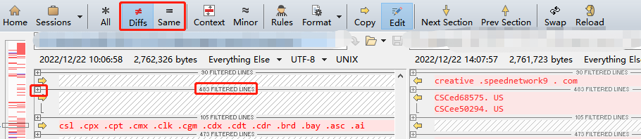 May Add New Feature Show Hide The Same Text Content · Issue 1697 · Winmerge Winmerge · Github