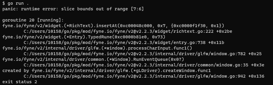 Crash when using Chinese IME · Issue #3213 · fyne-io/fyne · GitHub