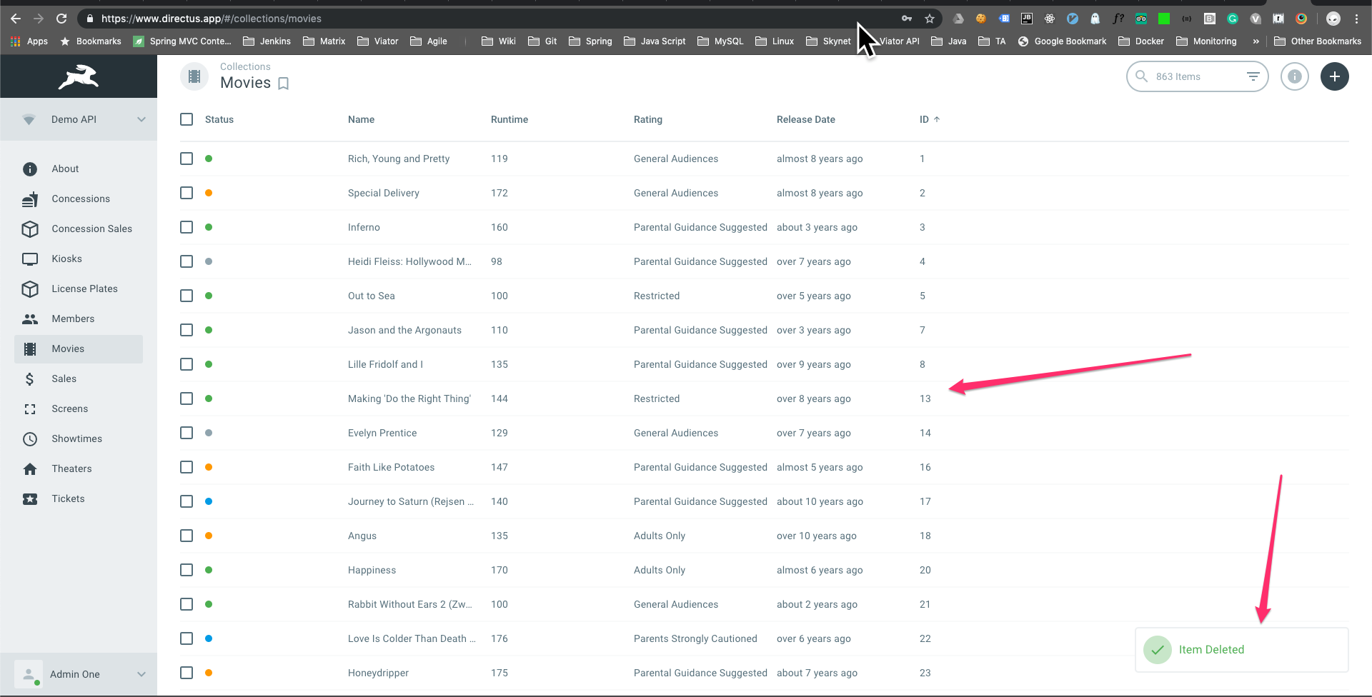 Was able to delete records from a collection with a user with no delete permissions · Issue ...