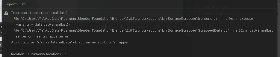 import url does not work · Issue #51 · eliemichel/LilySurfaceScraper · GitHub