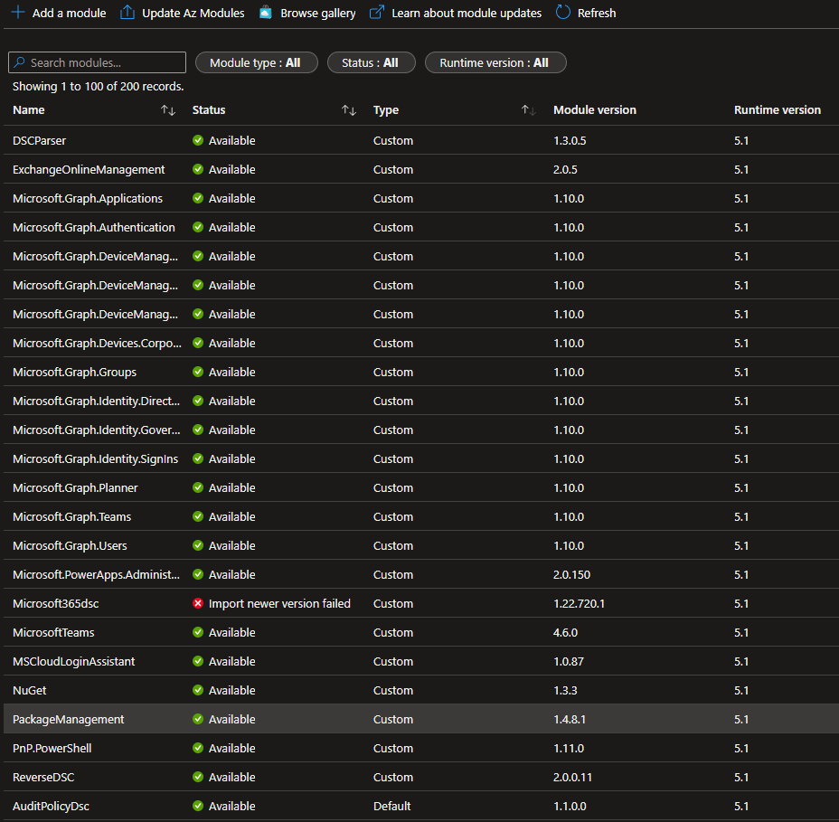 Automation: Export-M365DSCConfiguration does not create ps1 file · Issue #2050 · microsoft ...