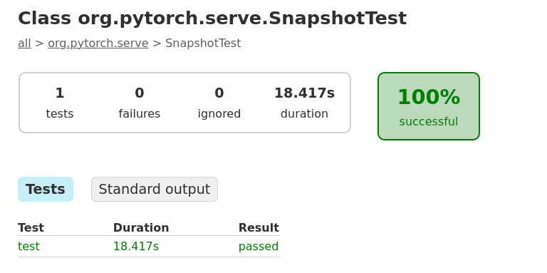 refactor UT for better reporting · Issue #158 · pytorch/serve · GitHub