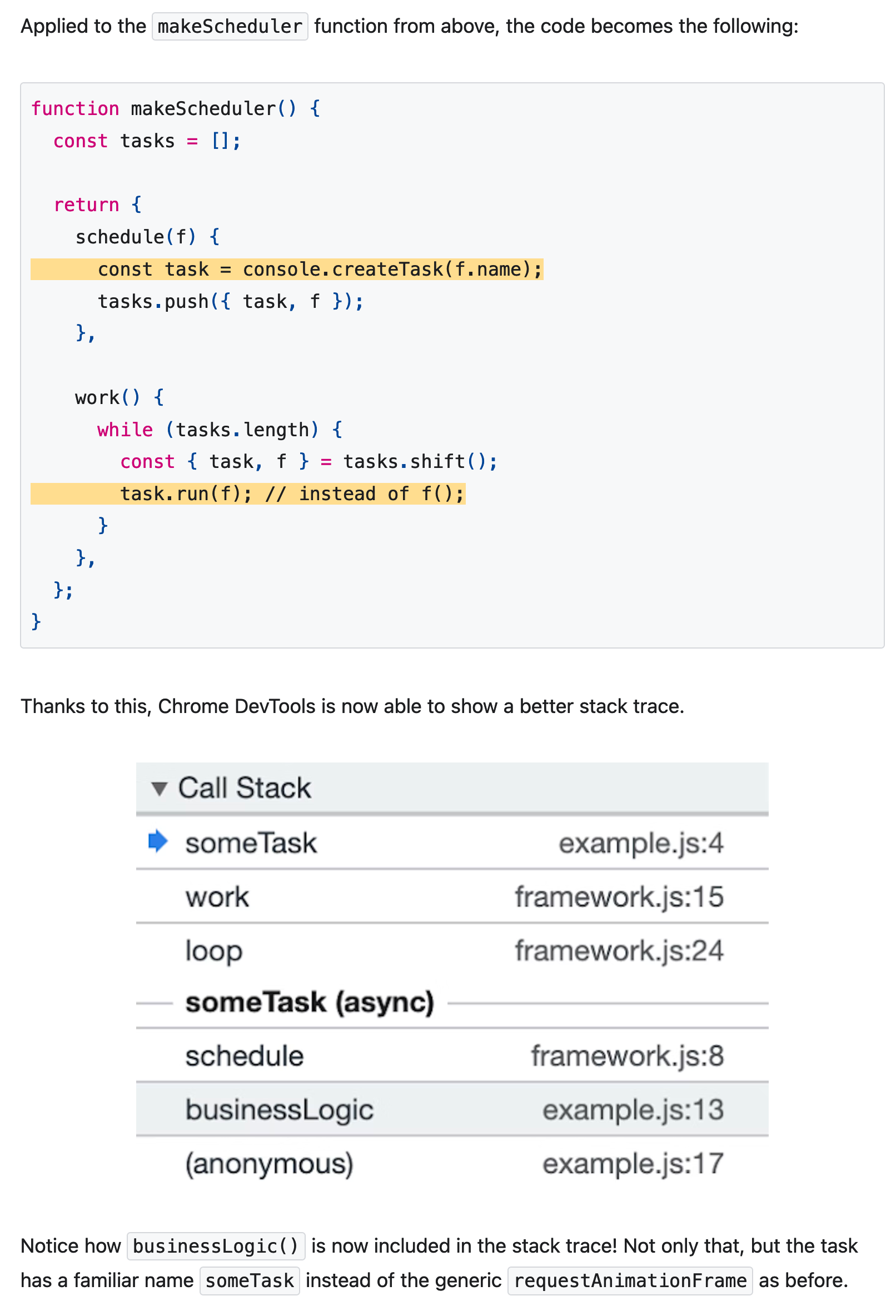 Add `console.createTask` API · Issue #44792 · nodejs/node · GitHub