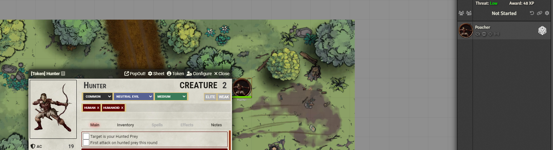 [Bug]: Kingmaker Hunter actor produces token is named Poacher · Issue #408 · foundryvtt ...