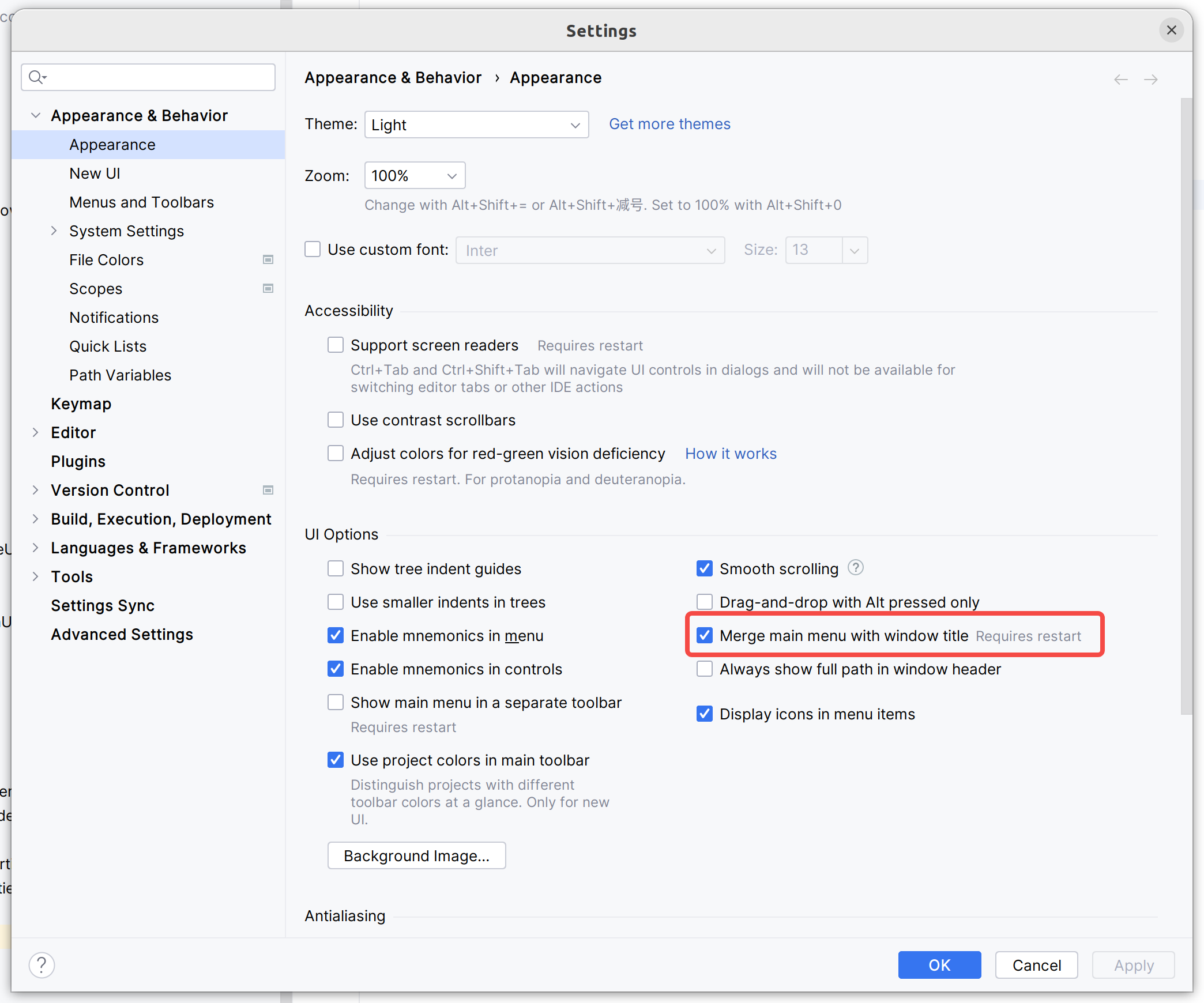 更换jbr后，idea的标题栏与系统标题栏分开了 · Issue #47 · RikudouPatrickstar/JetBrainsRuntime-for-Linux-x64 · GitHub