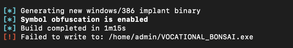 Implant isn't working in Dell · Issue #981 · BishopFox/sliver · GitHub