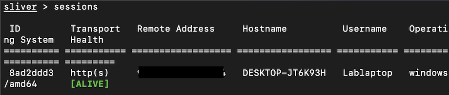 Implant isn't working in Dell · Issue #981 · BishopFox/sliver · GitHub