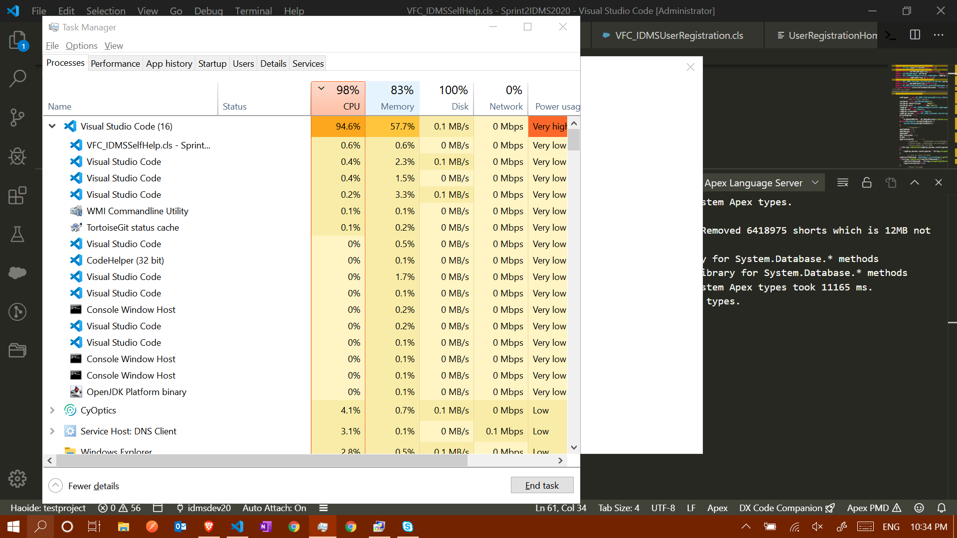 Issue with apex language server · Issue #1856 · forcedotcom/salesforcedx-vscode · GitHub